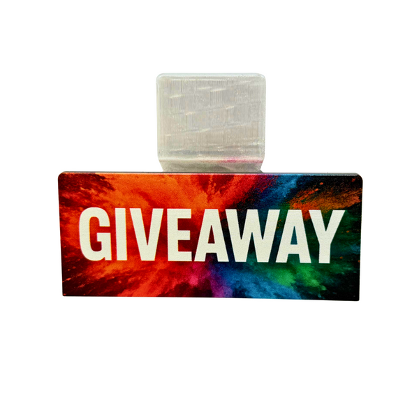 Giveaway Livestream Display Stand – Stand Up Displays