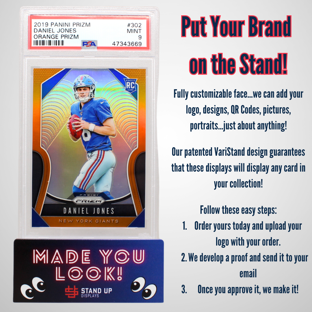 The Custom VariStand Trading Card Display – Stand Up Displays